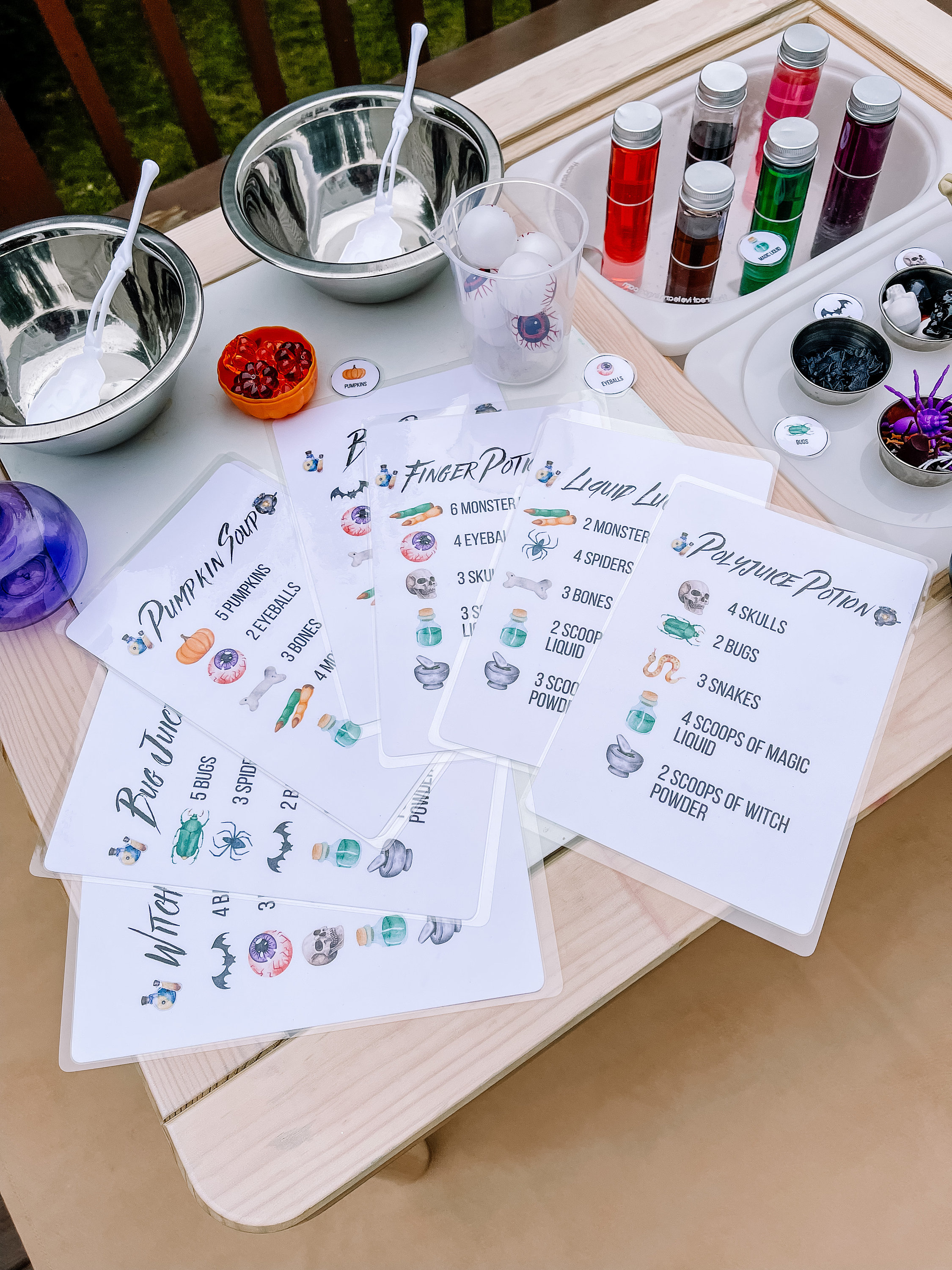 Printable Halloween Potion Recipes for Kids Halloween Sensory - Etsy