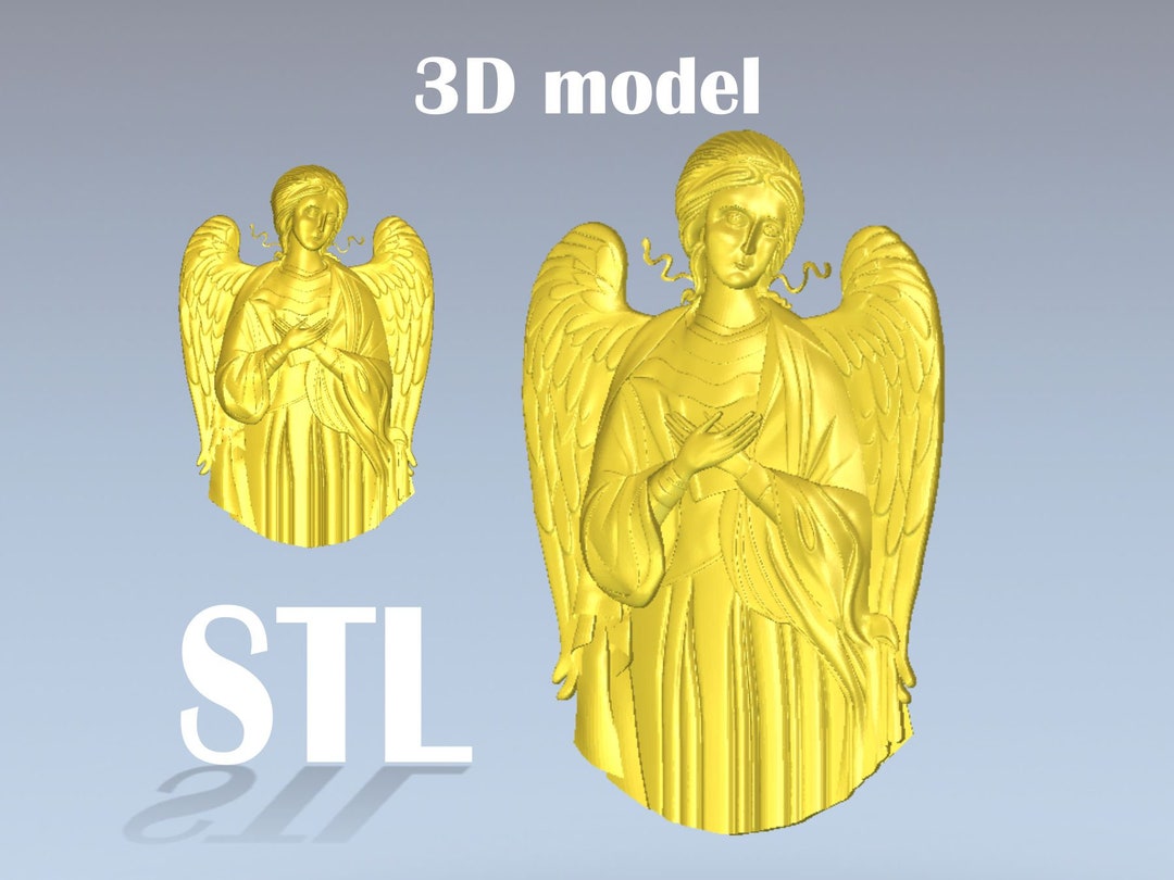 3D Model Angel, Stl Model 3D File, STL Format 3D, STL File for Cutting ...
