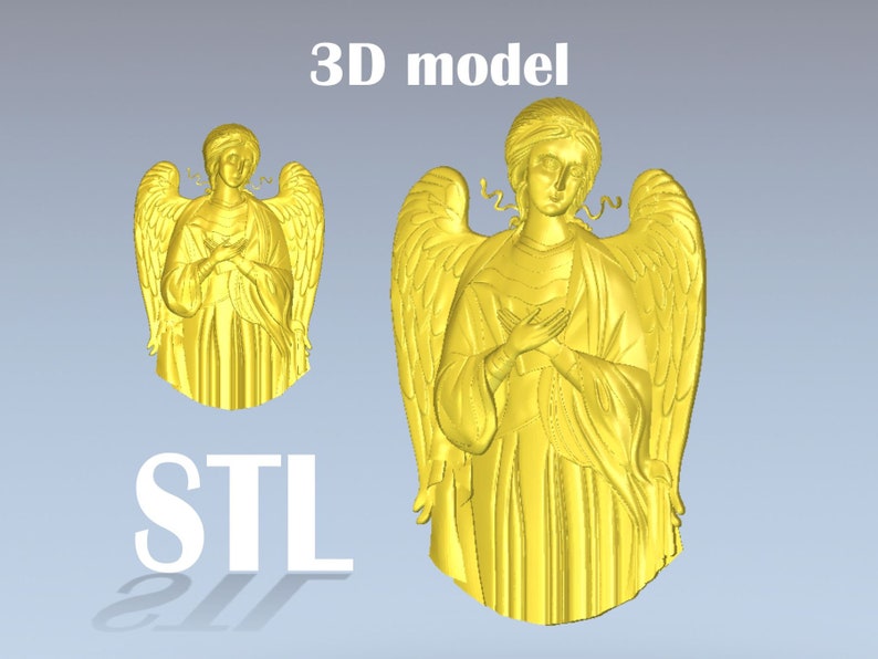 3D Model Angel, Stl Model 3D File, STL Format 3D, STL File for Cutting ...