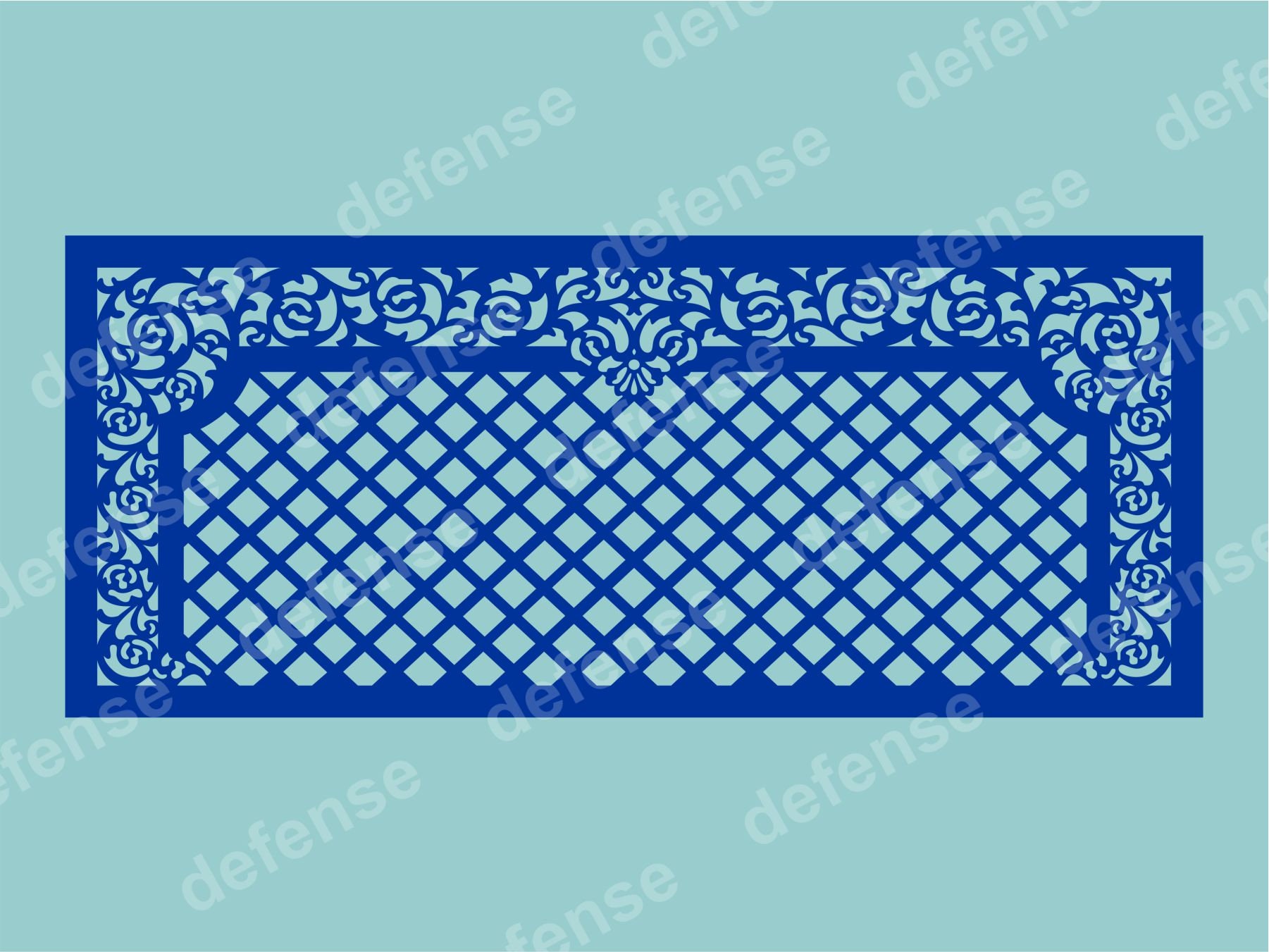 Vector File for Cutting, Lattice Drawing, Lattice Vector, Ornament ...