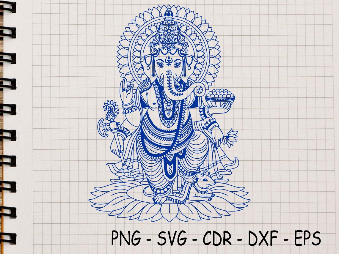 Ganesha Drawings, Ganesha Vector, Ganesha Silhouette Set, Ganesha Png ...