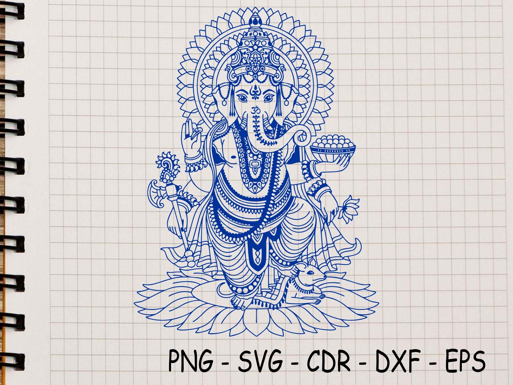 Ganesha Drawings, Ganesha Vector, Ganesha Silhouette Set, Ganesha Png ...