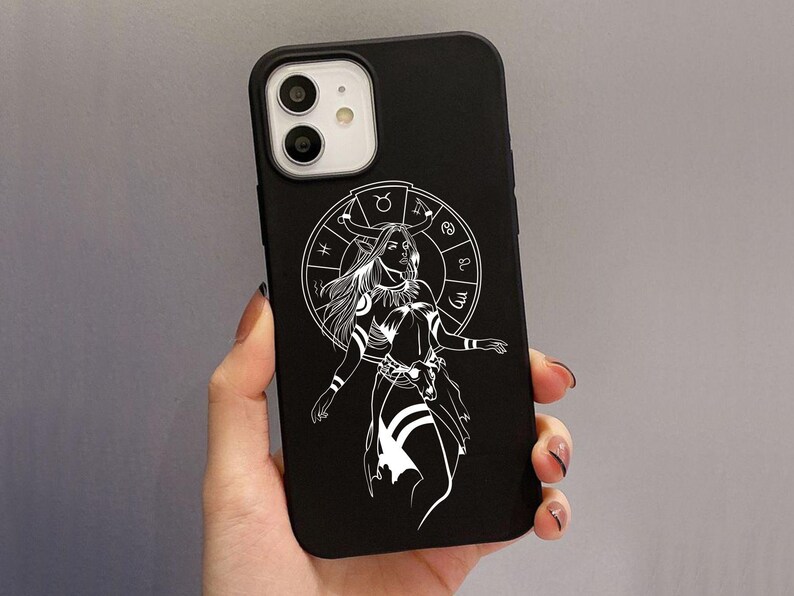 Taurus Zodiac Woman Line Art Svg Png Eps Dxf Cdr | Feminine Astrology ...