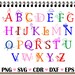 Alphabet Set With Silhouette, Alphabet Ornament Png, Letters Vector ...