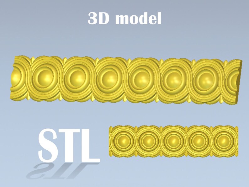 3D Model, 3D Baguette, Stl Model 3D File, STL Format 3D, STL File for Wood Cutting, 3D Model for ...