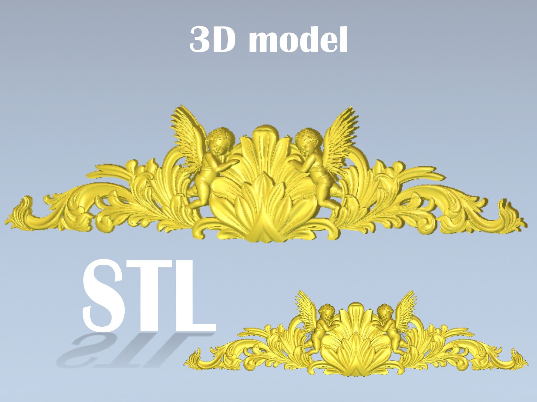 3D Model, 3D Arch, Stl Model 3D File, STL Format 3D, STL File for Wood Cutting, 3D Model for CNC ...