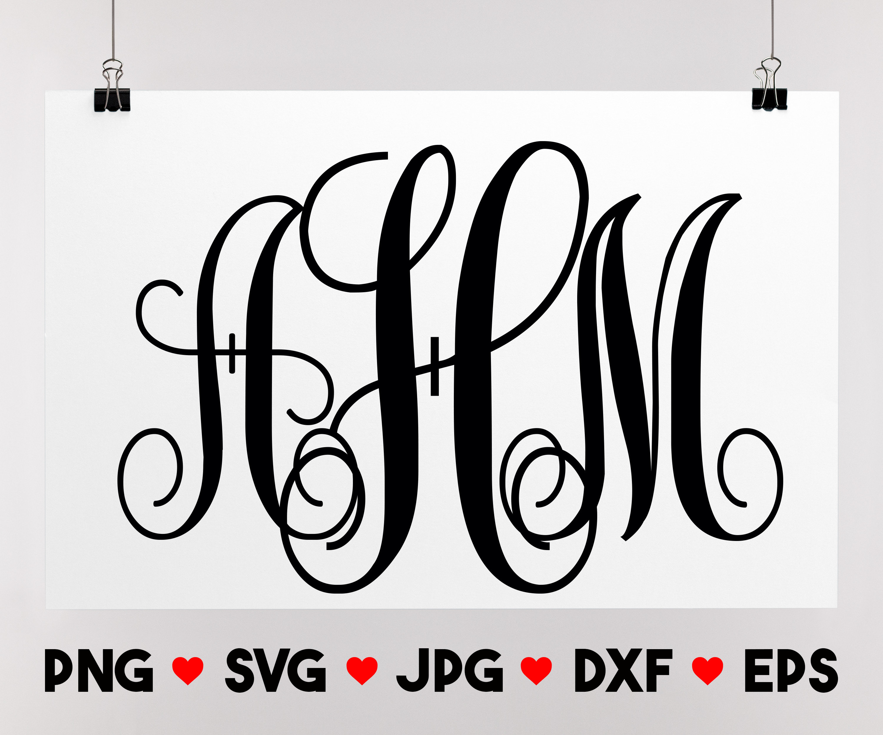 Free Printable Monogram Templates
