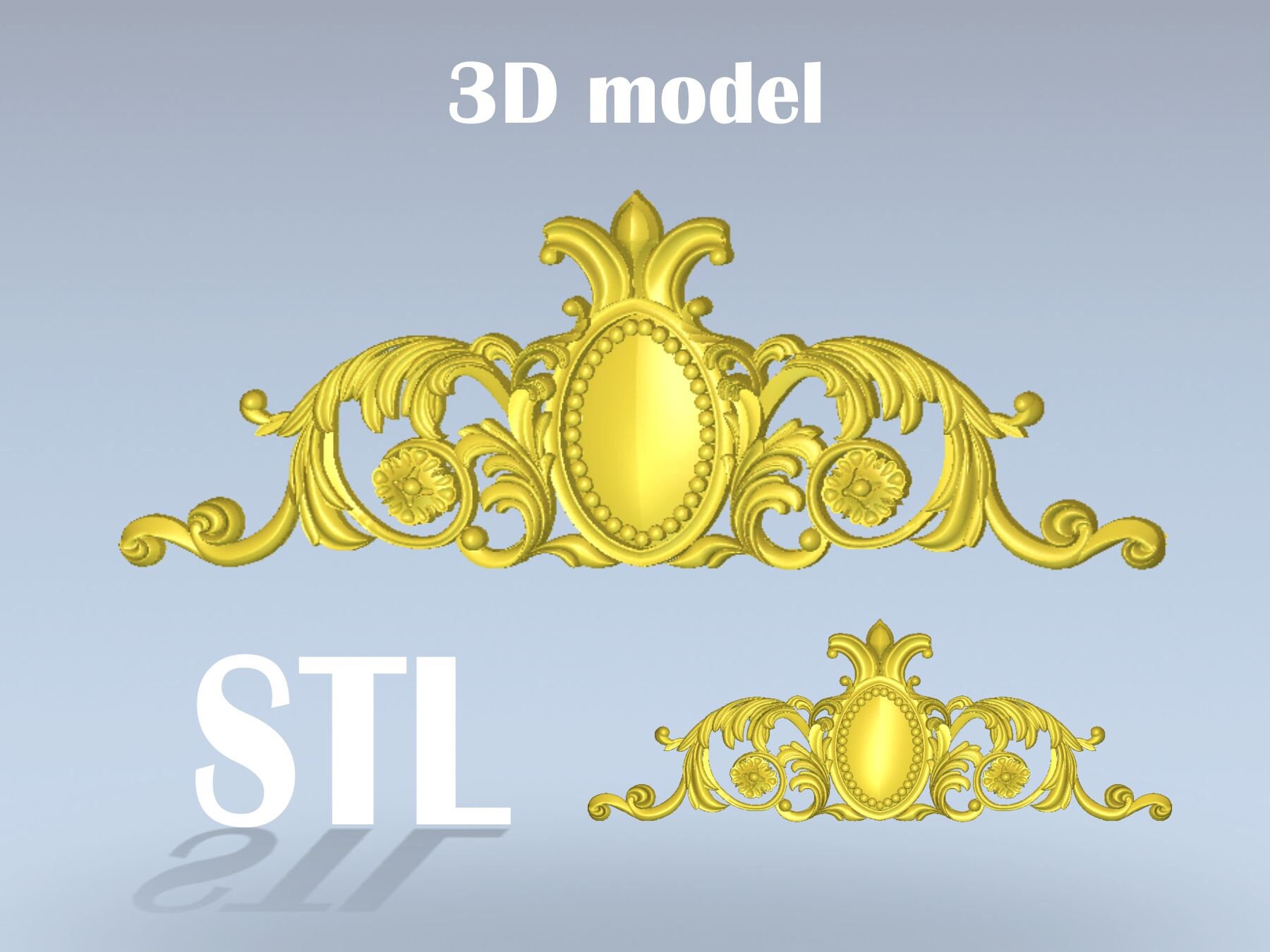 3D Model, 3D Arch, Stl Model 3D File, STL Format 3D, STL File for Wood Cutting, 3D Model for CNC ...