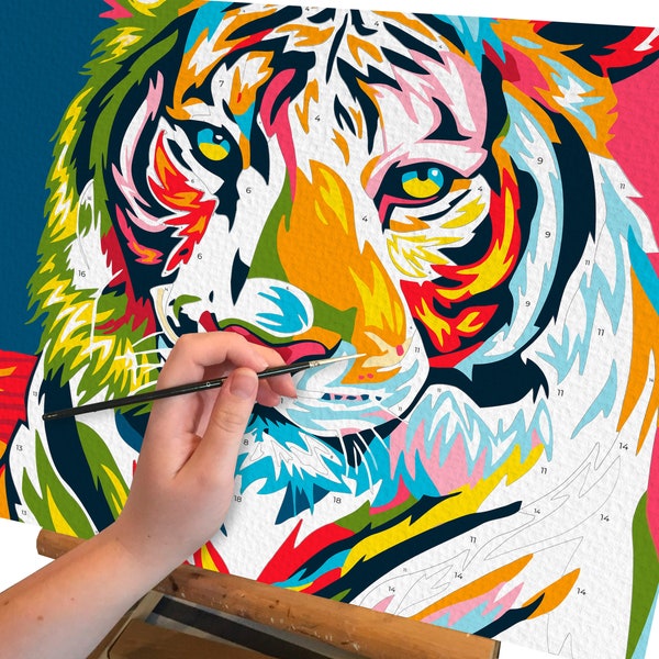 Tiger Painting - Etsy