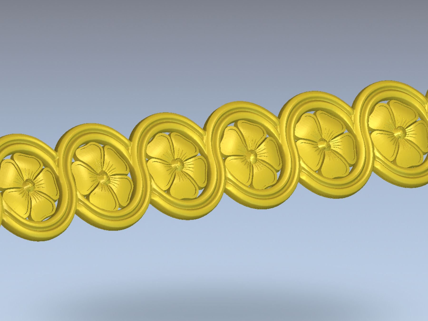 3D Model, 3D Baguette, Stl Model 3D File, STL Format 3D, STL File for Wood Cutting, 3D Model for ...