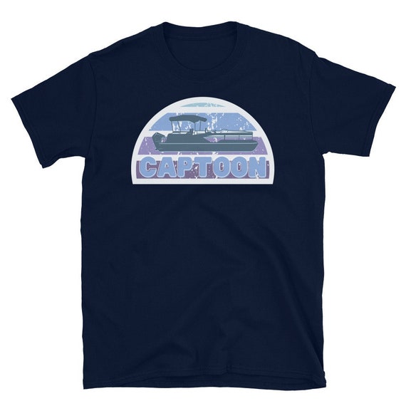 Pontoon Captain Tshirt Pontoon Boat Funny Captain Shirt - Etsy