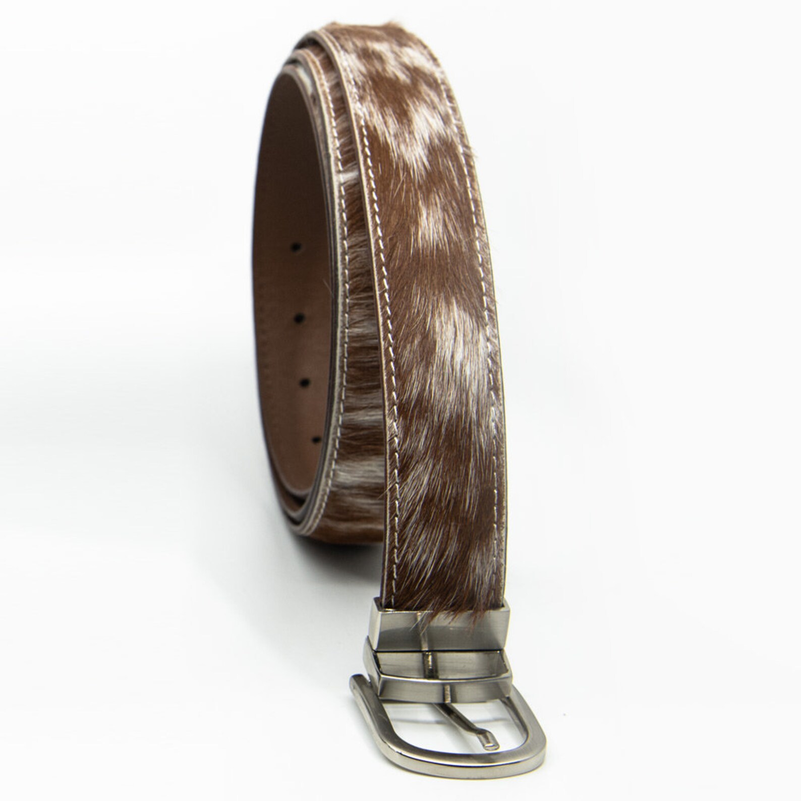 Hair on Cow Leather Belt - Etsy