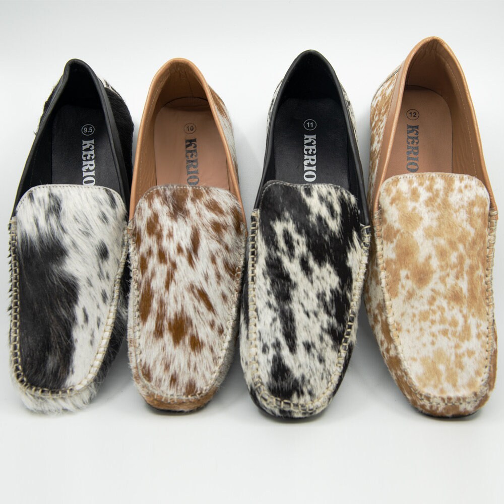 Cowhide Leather Shoe - Etsy