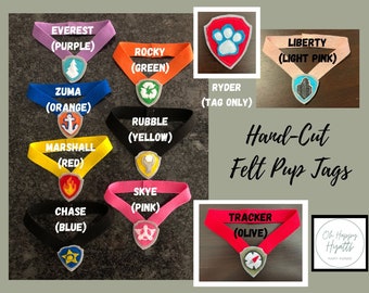 Paw Patrol Chase Pup Tag Necklace - Etsy