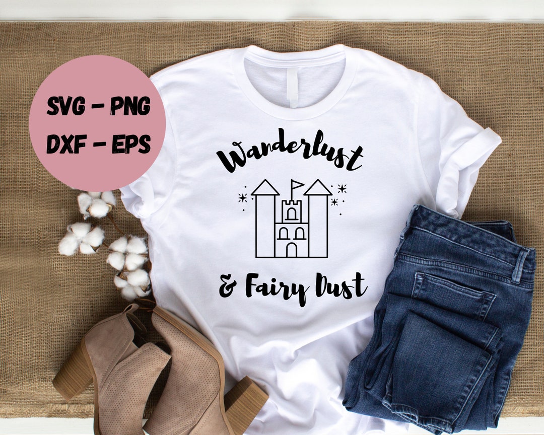 Wanderlust, Castle SVG, Magic World, Svg, Svg Files for Cricut - Etsy