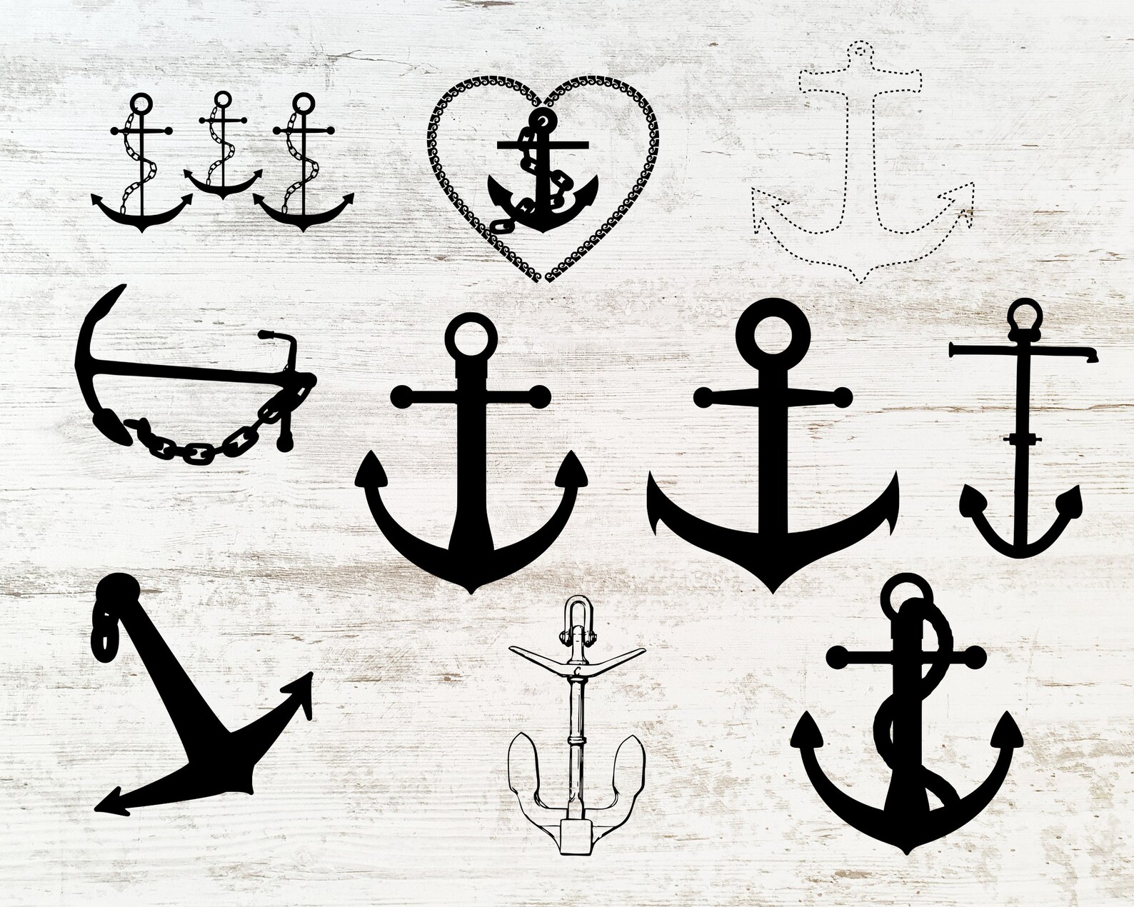Anchor Svg, Nautical Svg, Anchor Clipart, Nautical Anchor Svg - Etsy