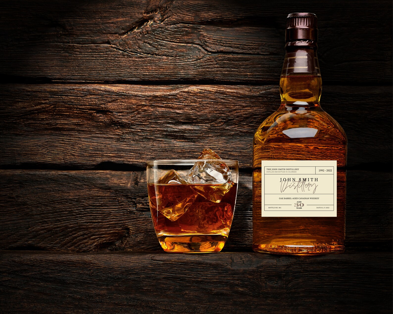 Customizable Whiskey Label Aged to Perfection Birthday - Etsy
