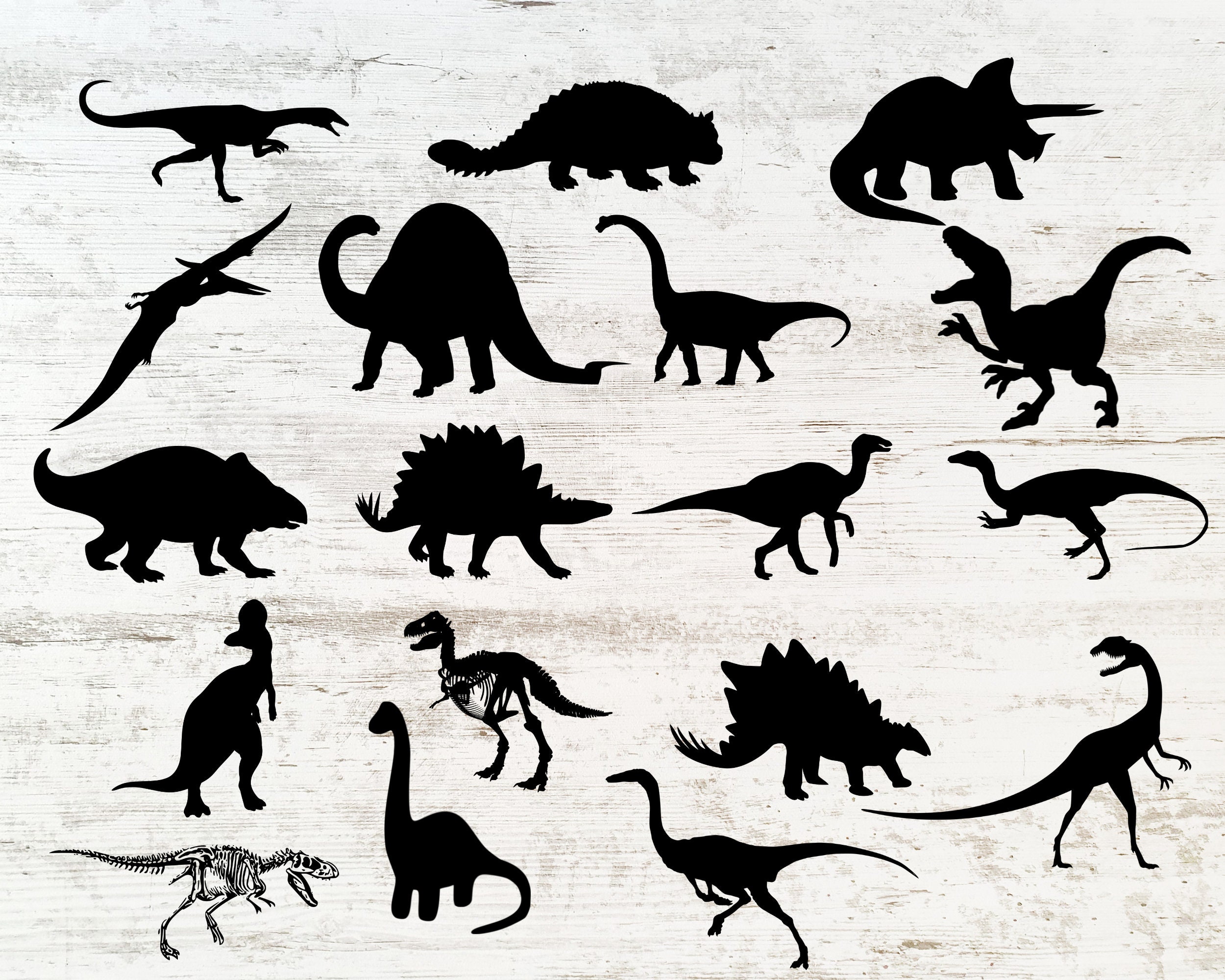 Dinosaur Svg Bundle, Svg Files for Cricut, Dinosaur Svg, Dino Svg ...