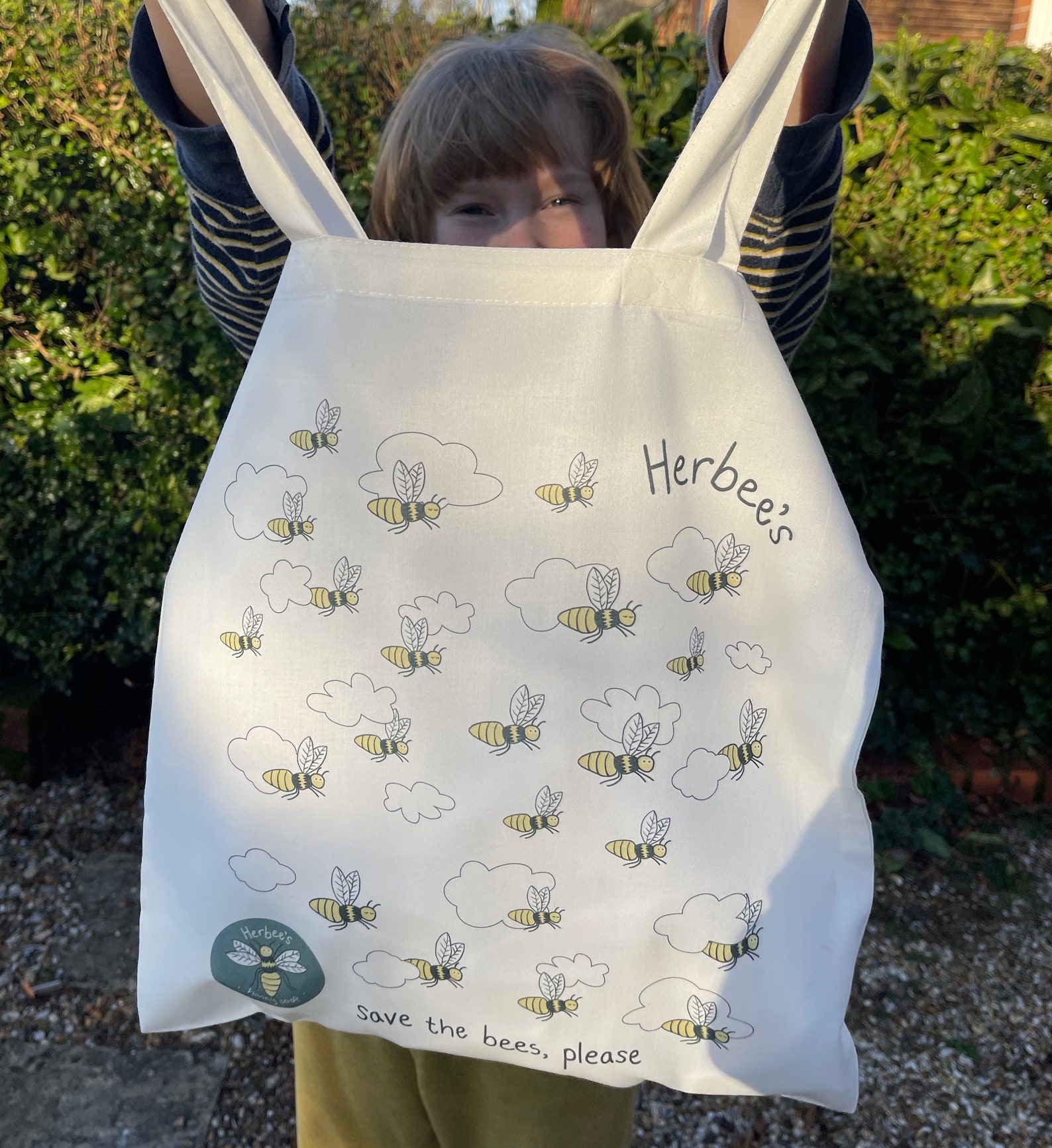 Herbee's Honey Bee Tote Bag | Etsy