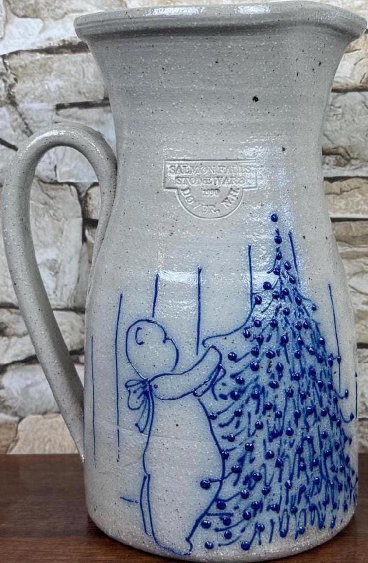 Vintage Rare! Collectible SALMON FALLS STONEWARE Helen Berg 1.5-qts./8. ...