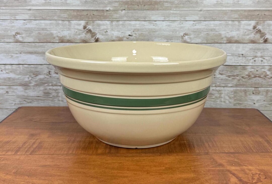 Vintage~friendship Pottery~8-qt./14" Extra-large Stoneware Mixing BOWL ...