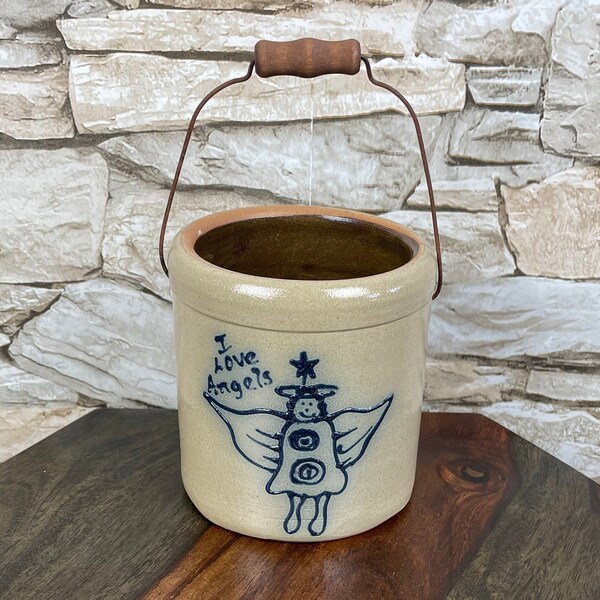 Crock With Wire Handle - Etsy