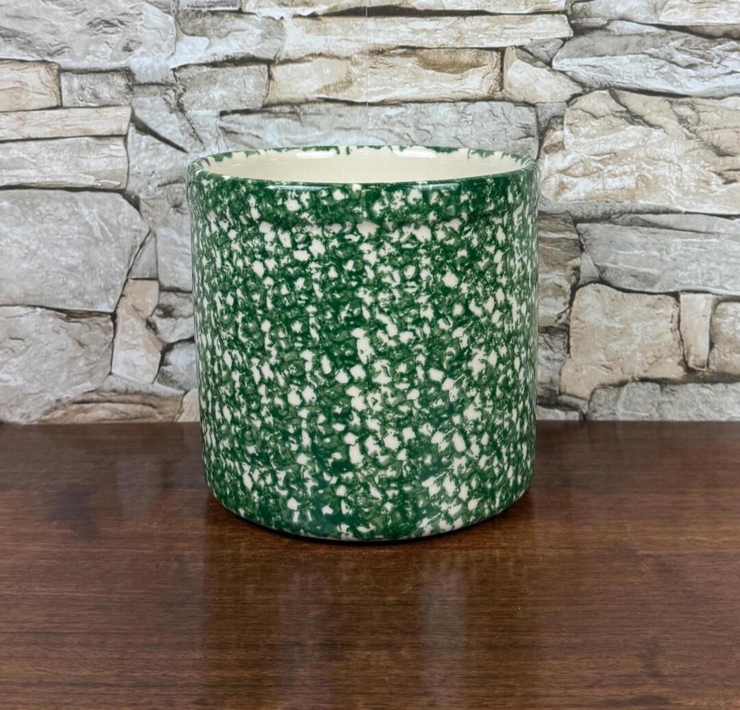 Workshops of Gerald Henn Pottery Vintage Large STONEWARE CROCK/PLANTER ...
