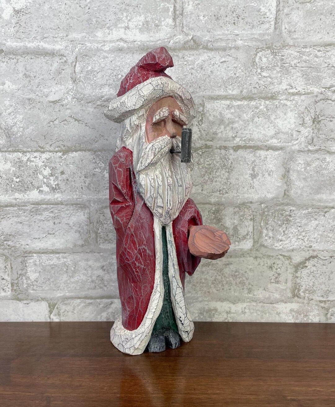 Vintage RARE Retired Collectible Dan Grunst Folk Art Hand-carved Wooden ...