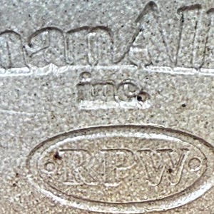 Vintage Rare!~"ethan Allen Inc."~rowe Pottery Works~x-lg. Decorative ...