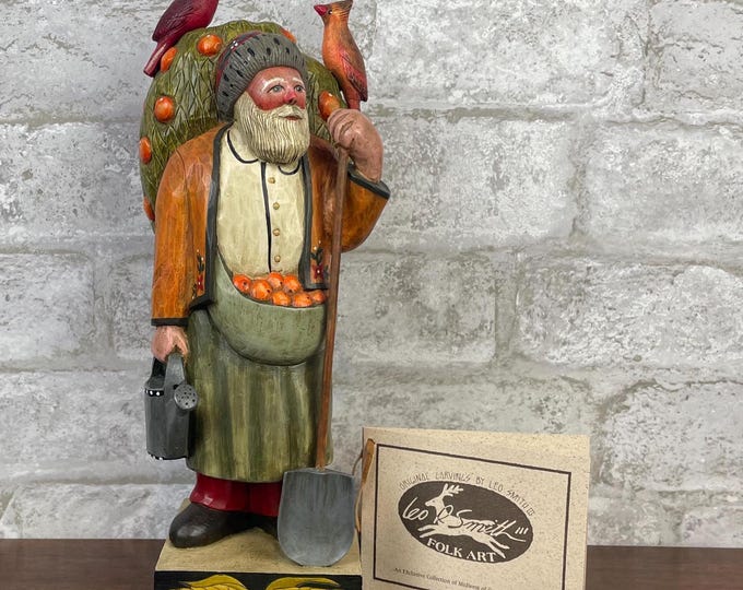 Vintage RARE! | Retired | Collectible | Leo Smith Folk Art~gardening ...