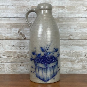 Vintagesalmon FALLS Stoneware13.5 Tall Lg. Stoneware Jug-shape Floor ...