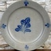 Vintagerowe Pottery Works10.75 Dia. DECORATIVE STONEWARE PLATE With ...