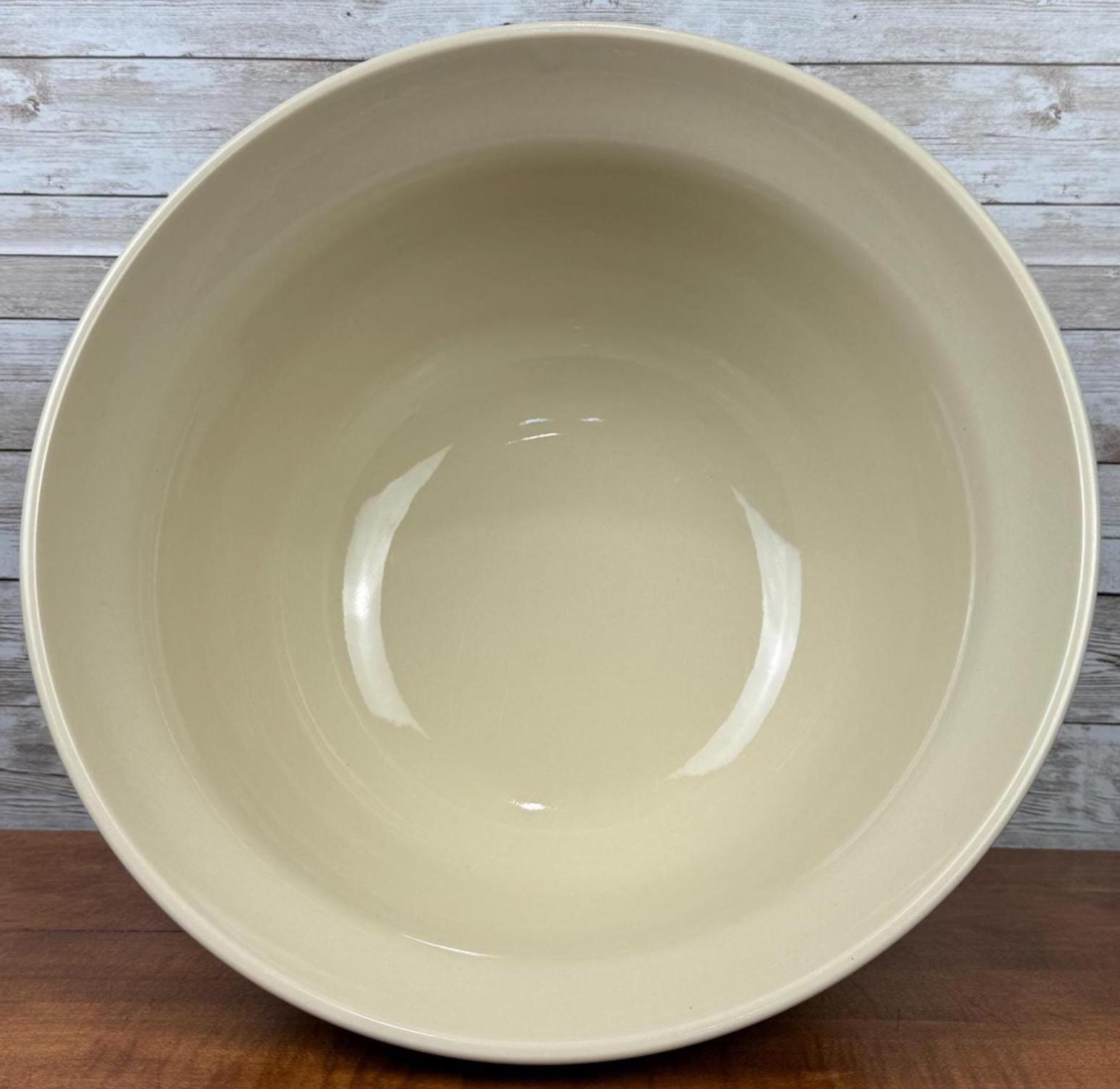 FRIENDSHIP POTTERY Vintage 8-quart Extra-large Stoneware Mixing Bowl ...