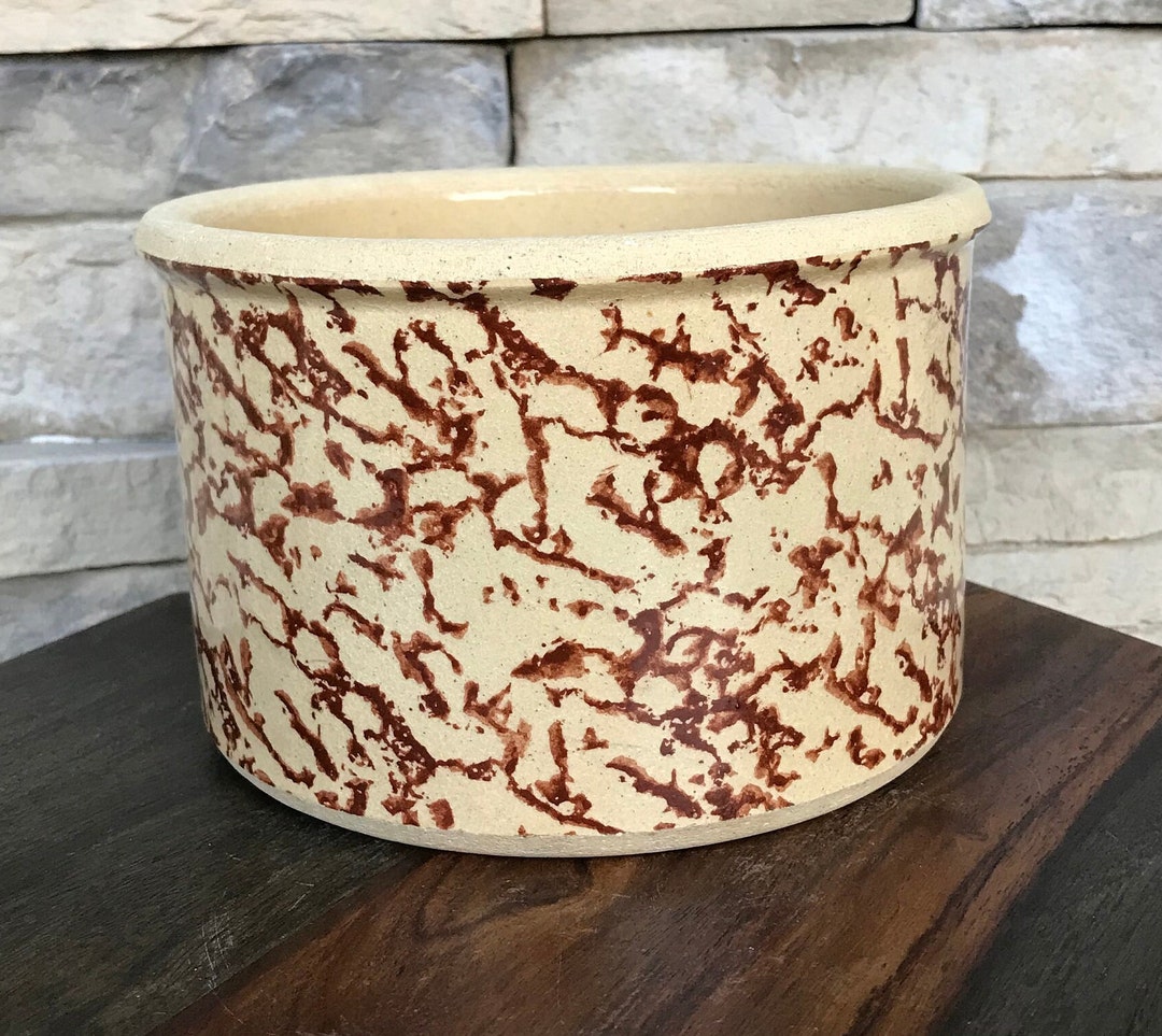 Vintage~robinson Ransbottom Pottery Co.~5-cup/4" Tall STONEWARE LOW ...