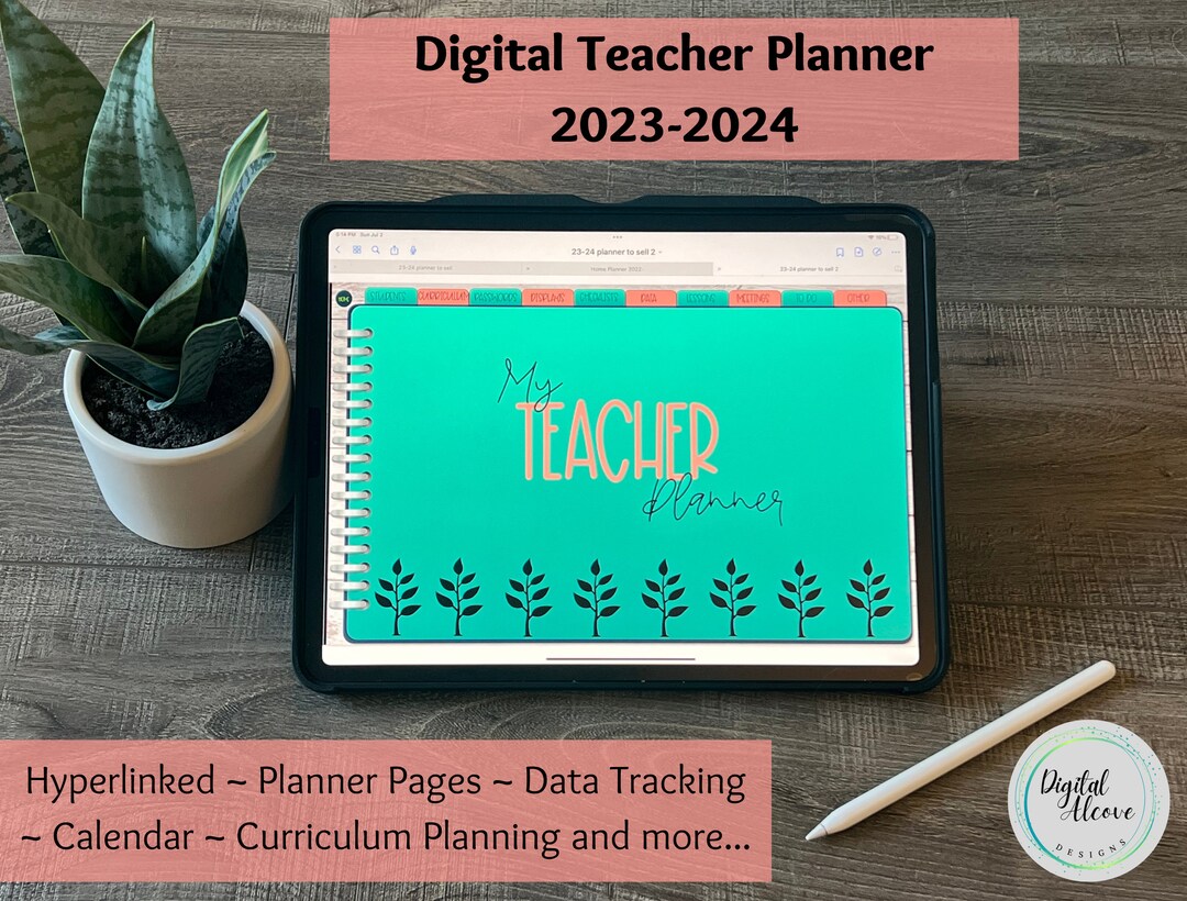 Teacher Digital Planner 20232024 Digital Planner Goodnotes Notability ...