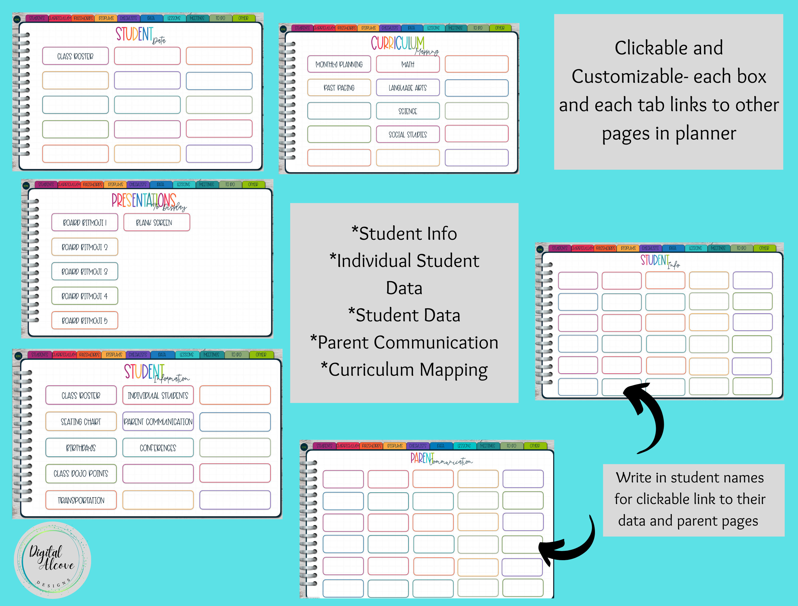Teacher Digital Planner 20232024 Digital Planner Goodnotes Notability ...