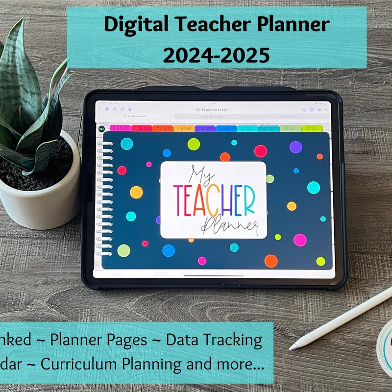 Teacher Digital Planner - Etsy