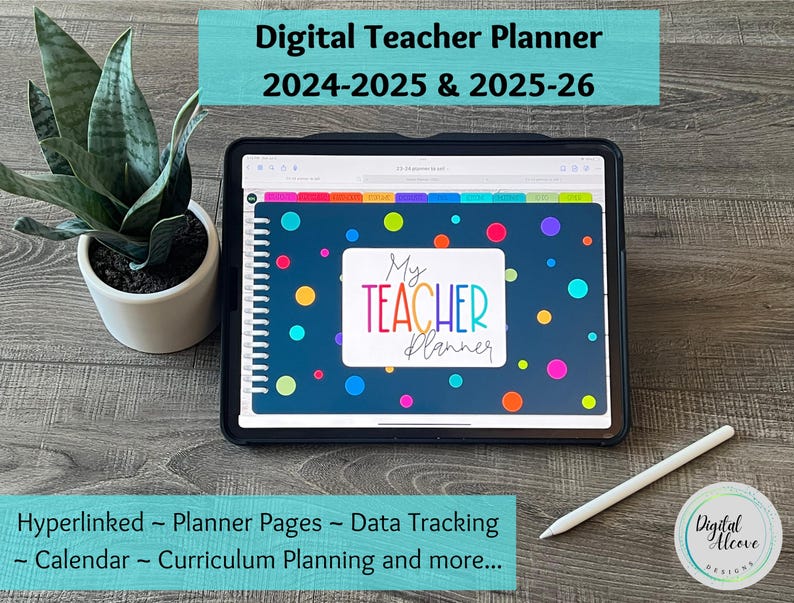 Teacher Digital Planner 202420252026 Digital Planner Goodnotes ...