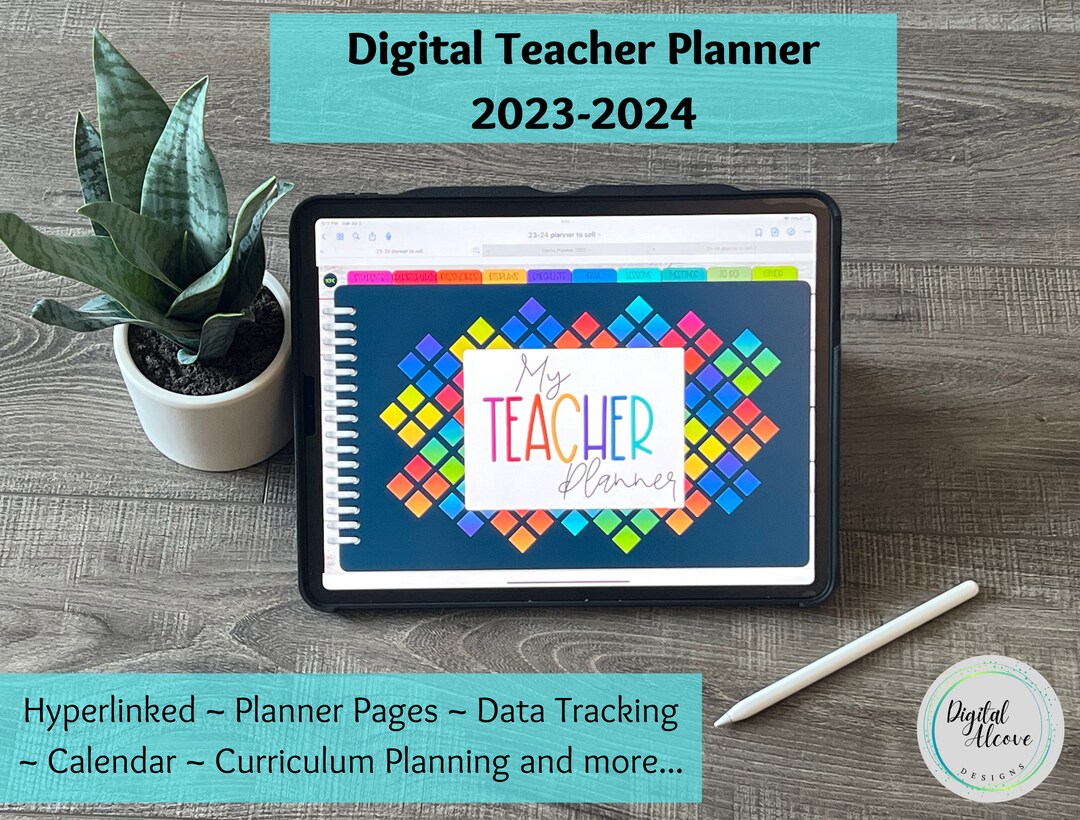 Teacher Digital Planner 20232024 Digital Planner Goodnotes Notability ...