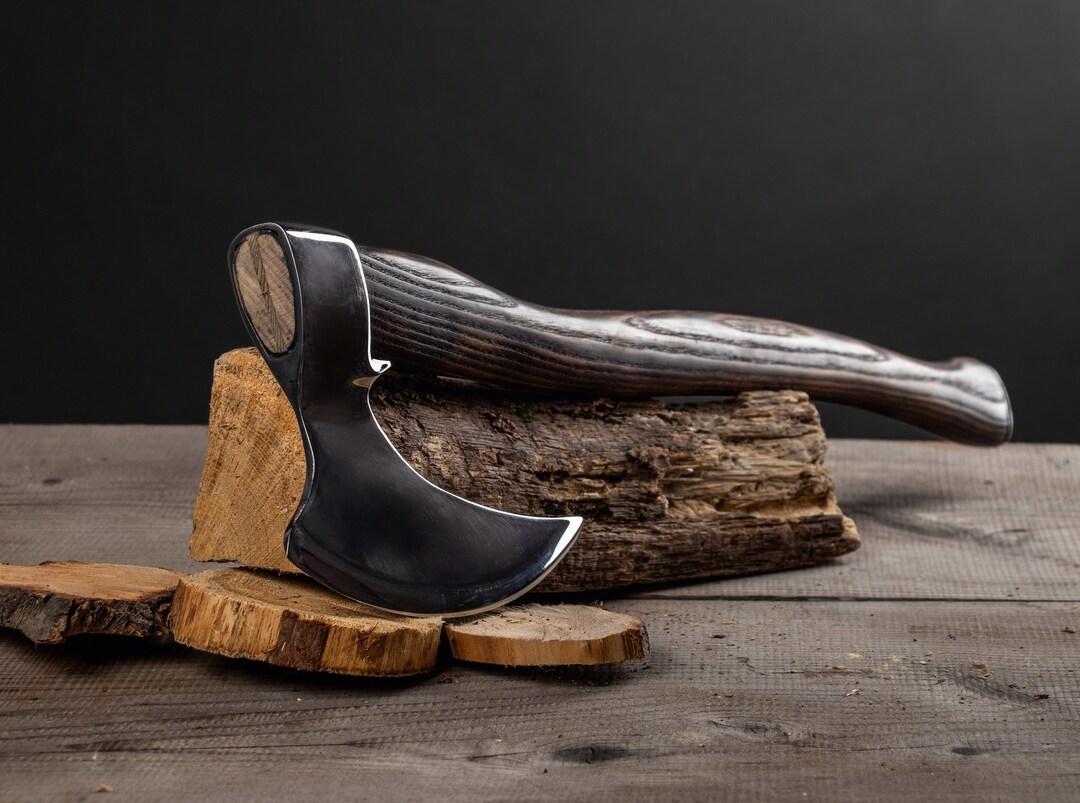 Camping Hatchet With Long Handle, Nordic Axe, Bushcraft Hatchet, Forest ...