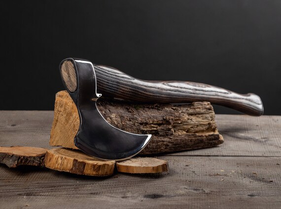 Camping Hatchet With Long Handle Nordic Axe Bushcraft | Etsy