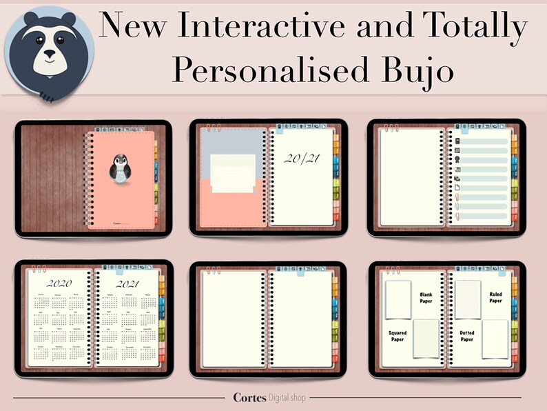 Digital Bullet Journal Digital planner GoodNotes GoodNotes | Etsy