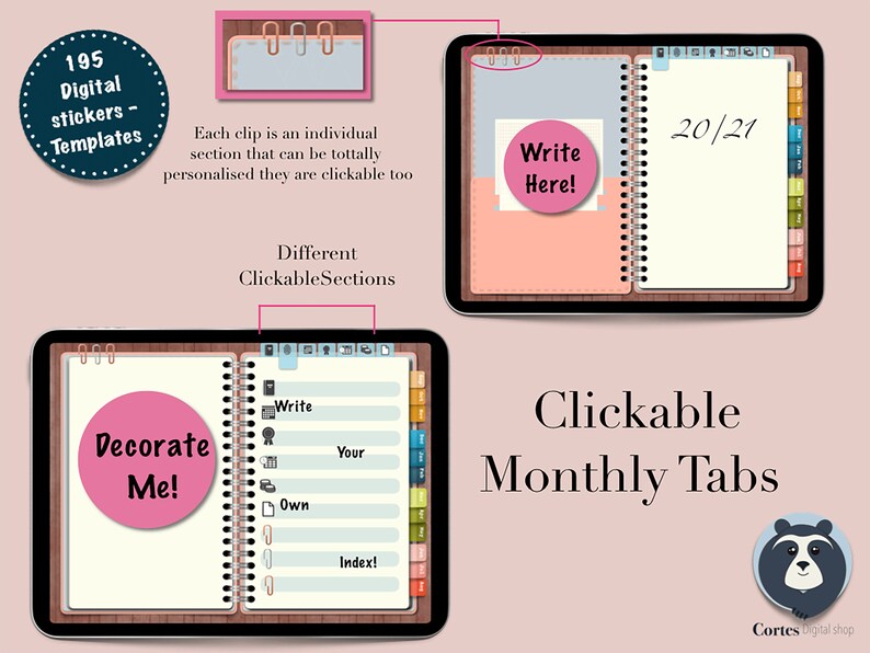 Digital Bullet Journal Digital planner GoodNotes GoodNotes | Etsy