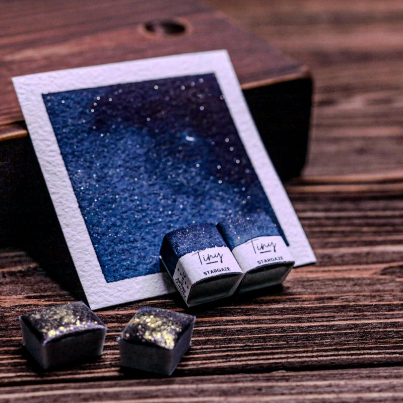 Watercolor Cube - Etsy UK