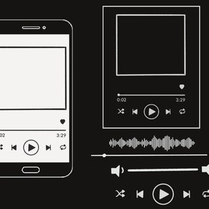 Procreate Stamps, Music Playlist Stamps, Playlist Doodles, Spotify ...