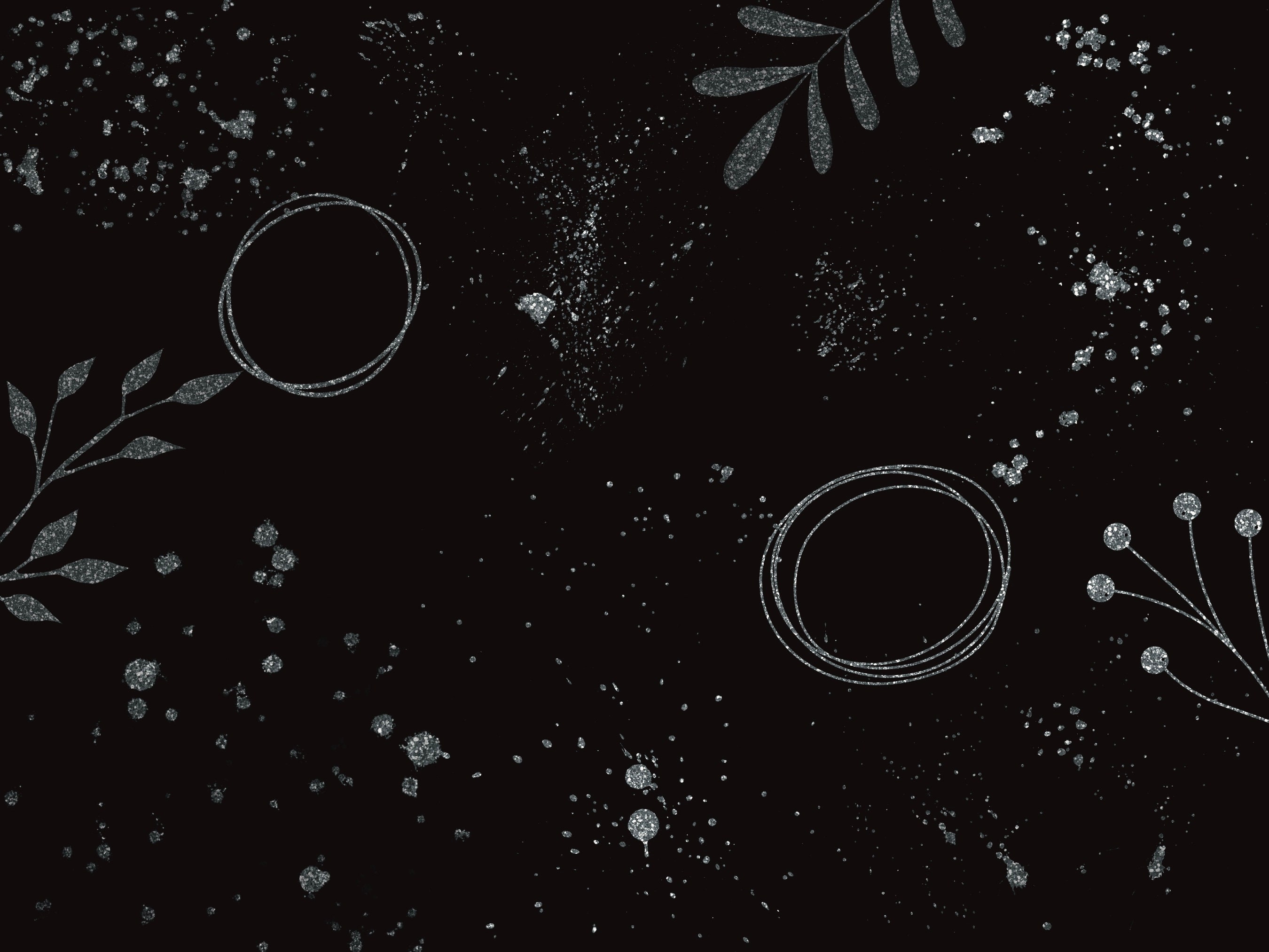 Silver Glitter Splatter Clipart Overlay, Silver Ink Splatter Clip Art ...