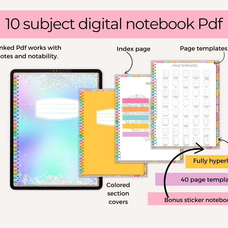 Digital Notebook - Etsy