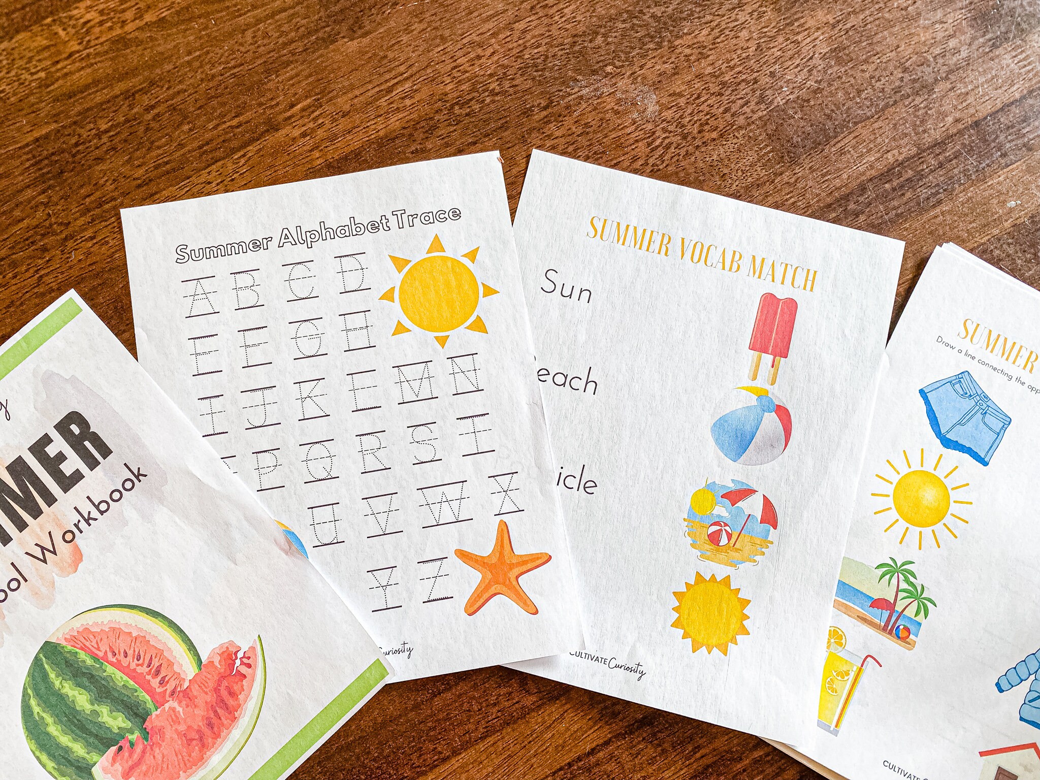 Summer Pre-k Workbook | Workbook for Preschoolers, Toddlers, and ...