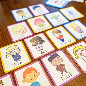 Emotion Flashcards for Preschoolers | Printable Flashcards to Teach ...