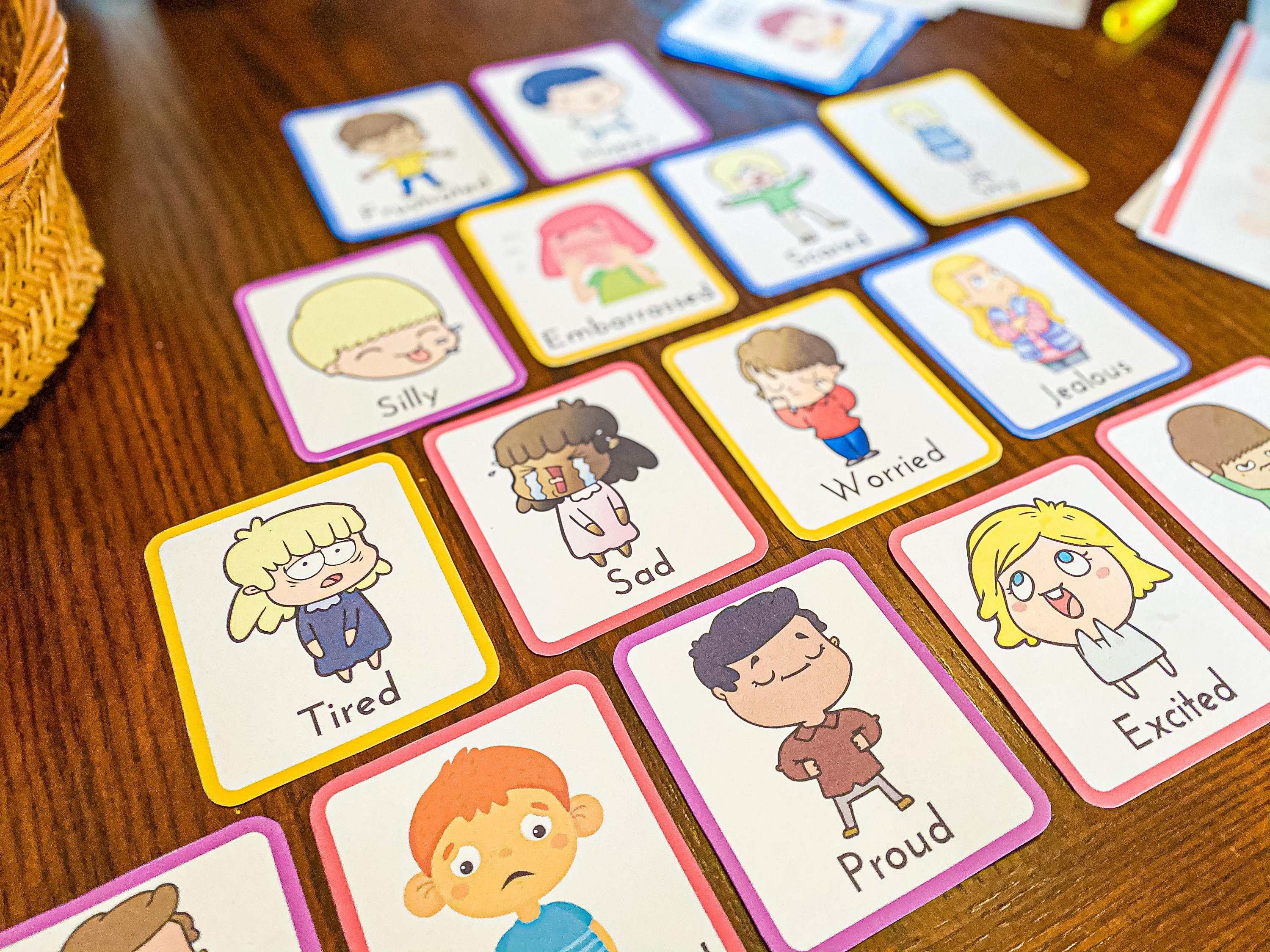 Emotion Flashcards for Preschoolers Printable Flashcards to Teach ...